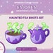 Tea Time Emote Set| Cute Twitch Emote Design | Twitch Discord Youtube ...