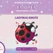 Ladybug Emote Cute Twitch Emote Design Twitch Discord Youtube Channel ...