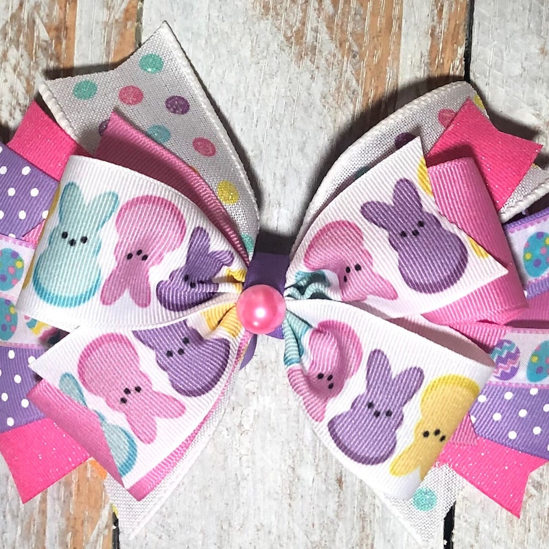 Easter Hair Bows - Etsy
