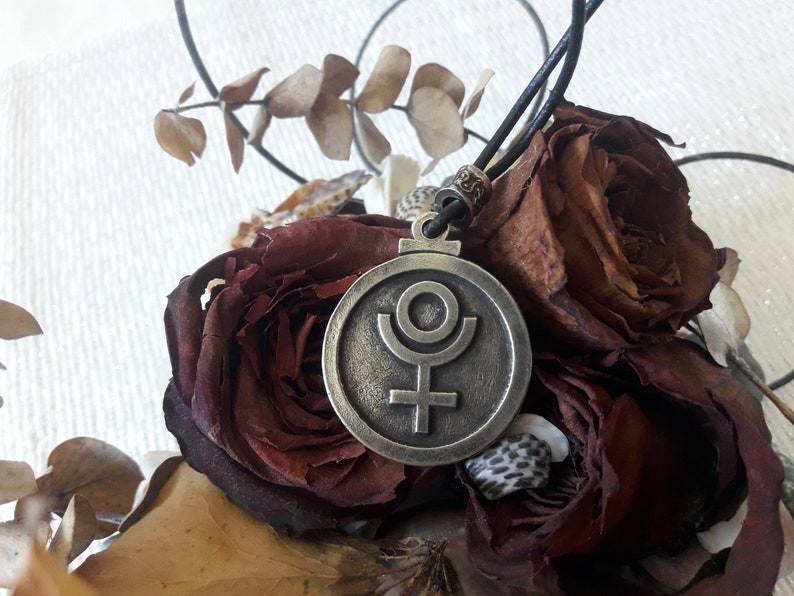 Pluto's Astrological Symbol Necklace,pluto Glyph Jewelry,planetary ...