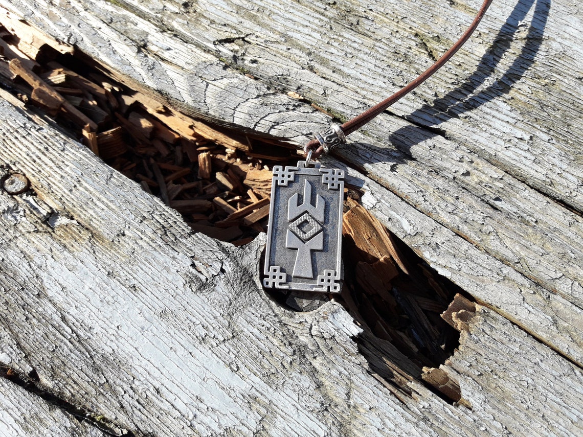 Yarilo Slavic Symbol Necklaceyarilo God of - Etsy