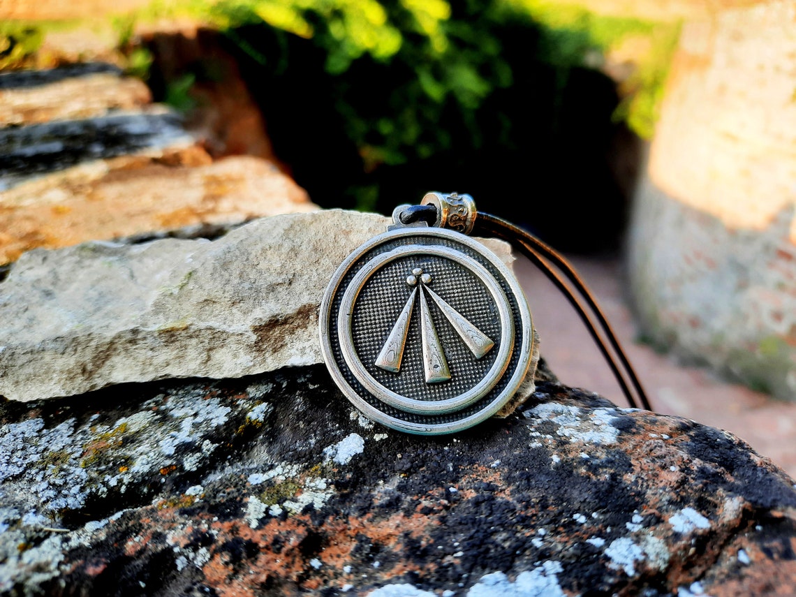 Awen Celtic Symbol Necklace,the Three Rays of Light From Ancient Times ...