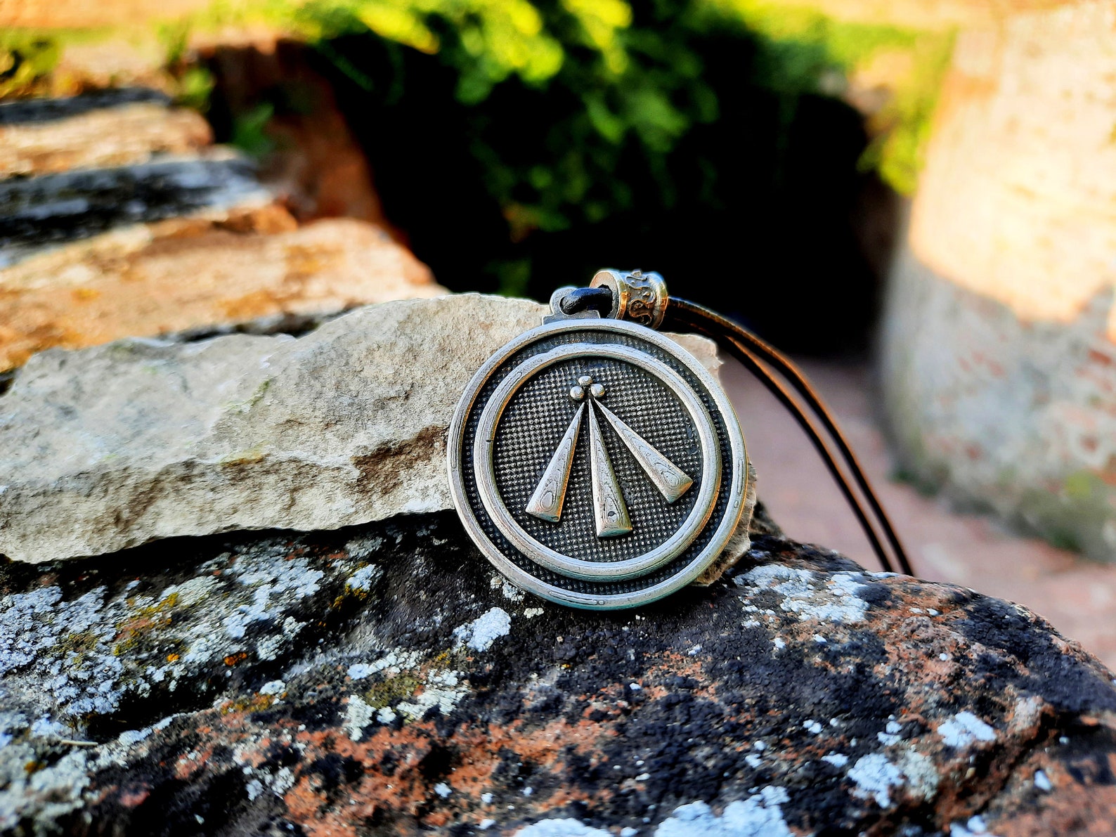 Awen Celtic Symbol Necklace,the Three Rays of Light From Ancient Times ...