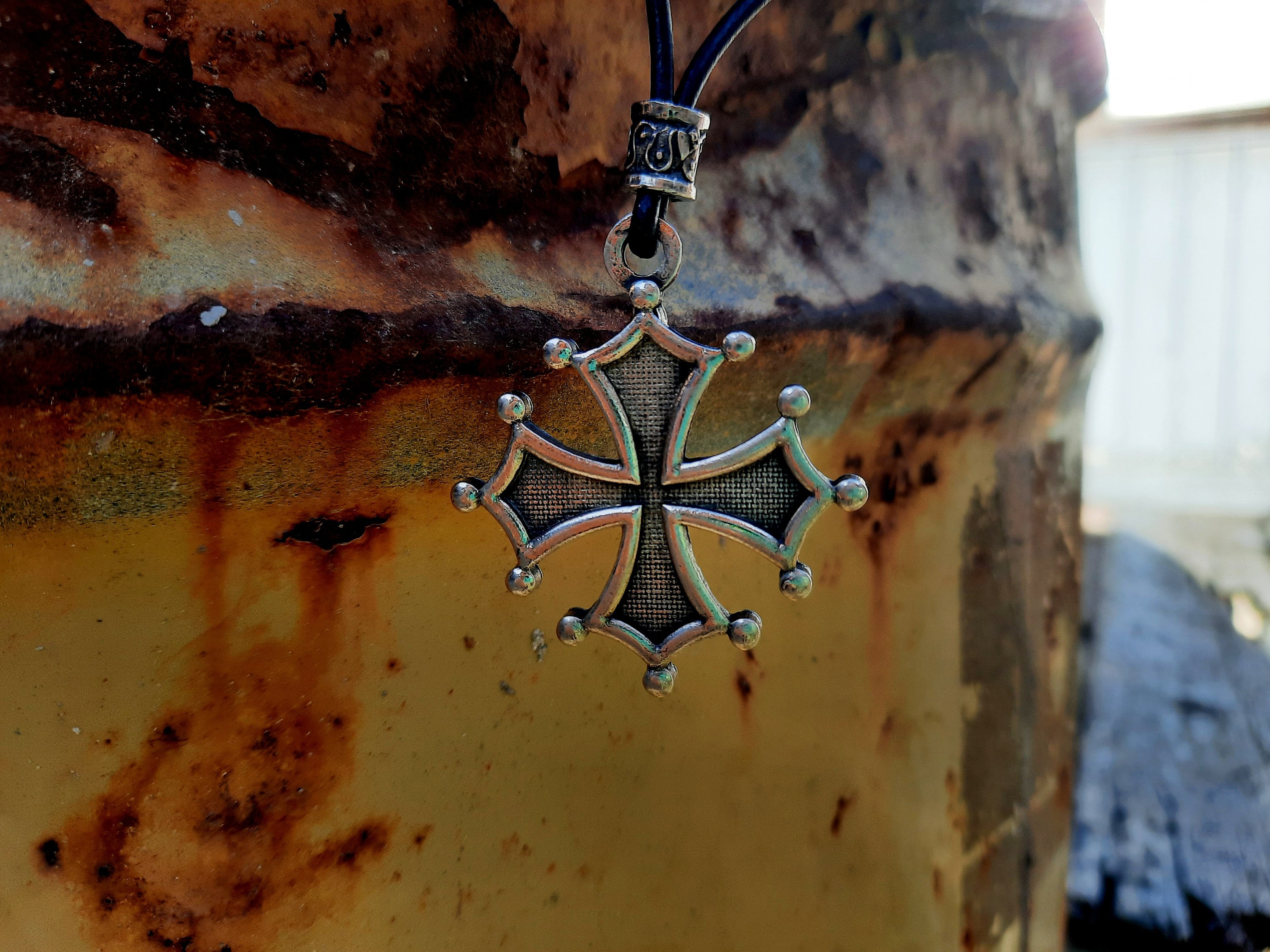 Occitan Cross Symbol Necklace, Cross of Toulouse Jewelry,heraldically ...