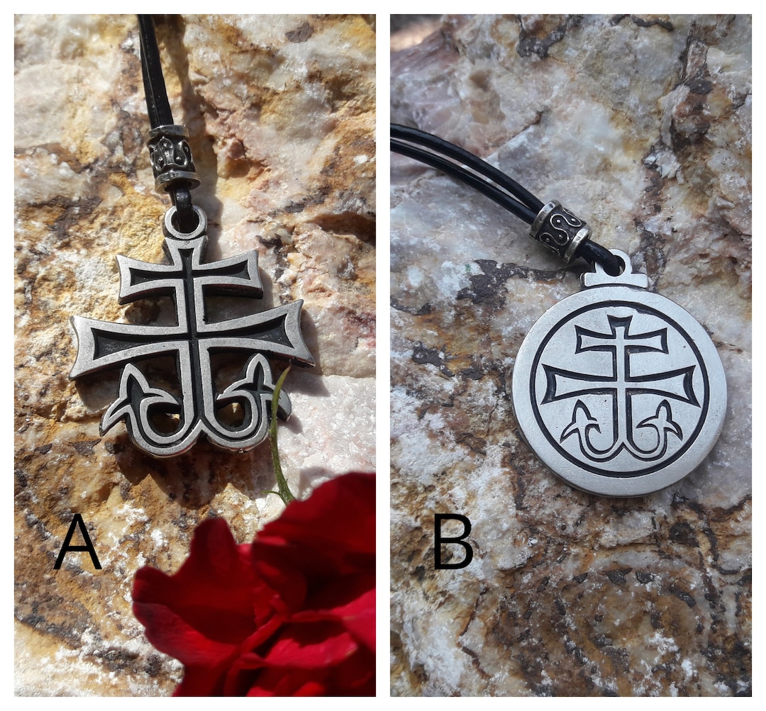 Studenica Monastery Cross Leather Necklace,studenica Cross Symbol of ...