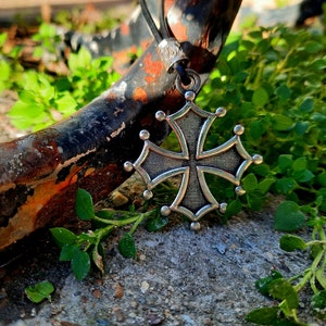 Occitan Cross Symbol Necklace, Cross of Toulouse Jewelry,heraldically ...