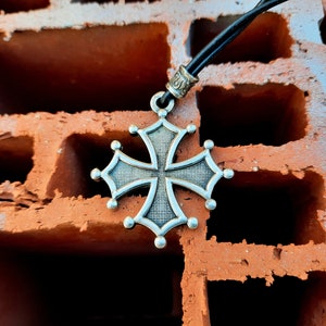 Occitan Cross Symbol Necklace, Cross of Toulouse Jewelry,heraldically ...