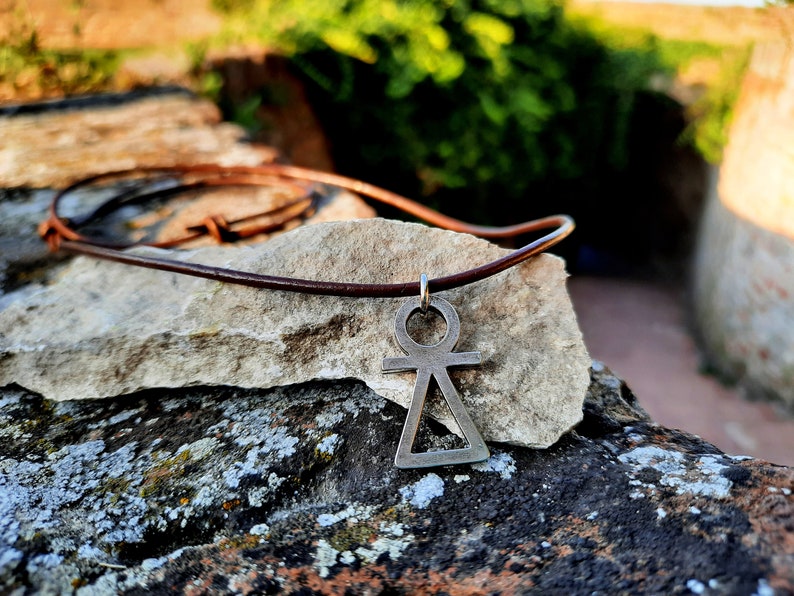 Tanit Goddess Sign Necklacepunic and Phoenician Goddess Tanit - Etsy