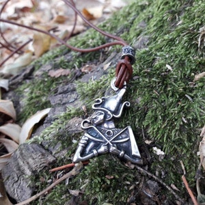Egyptian God Osiris Leather Necklace,osiris-usir Pendant,ancient ...