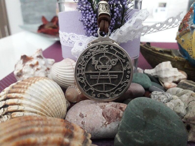 Secret Seal of Solomon Talisman Pendant Leather Necklace,amulet ...