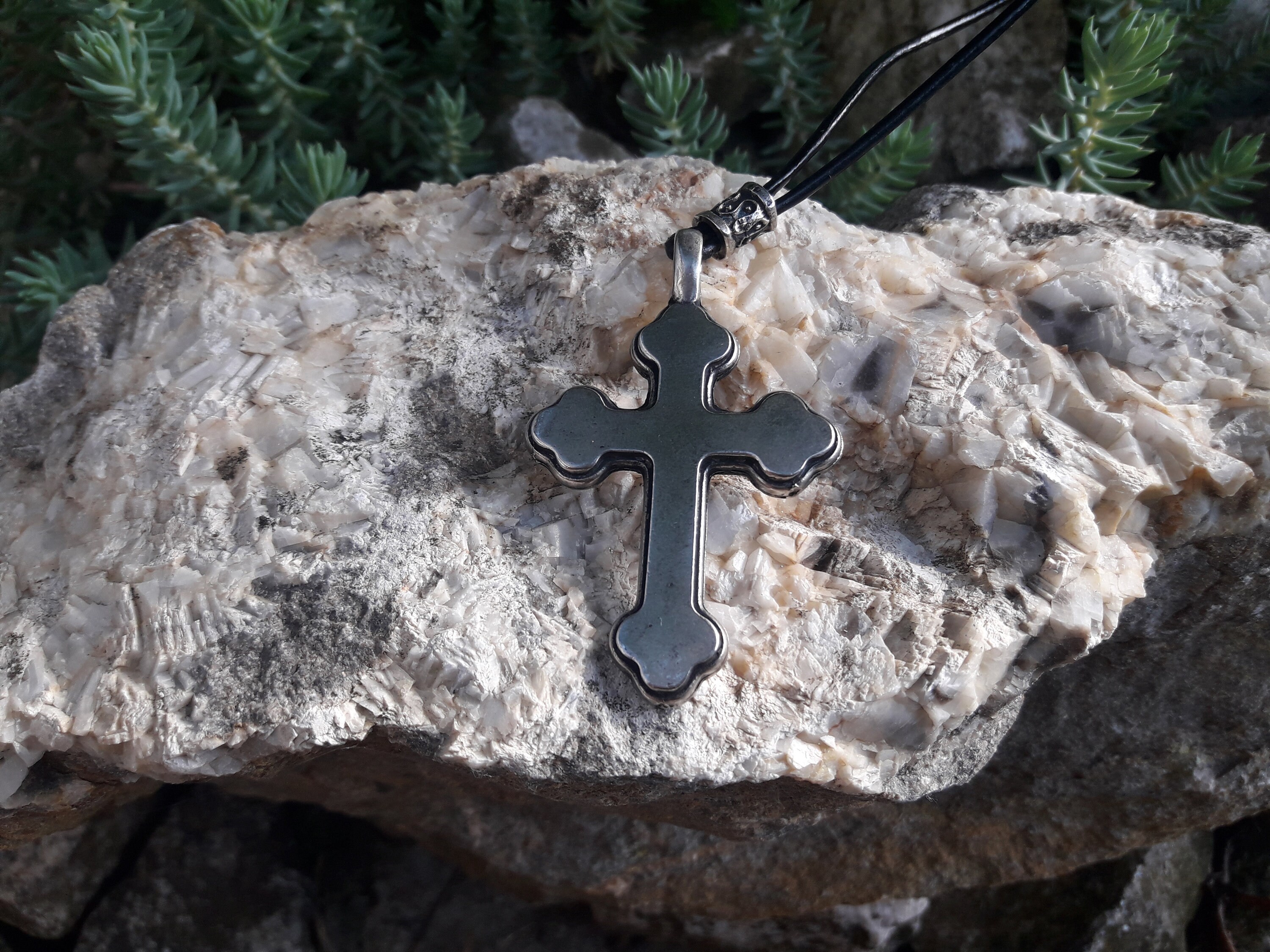 Serbian Orthodox Cross Leather Necklacenational Symbol of - Etsy