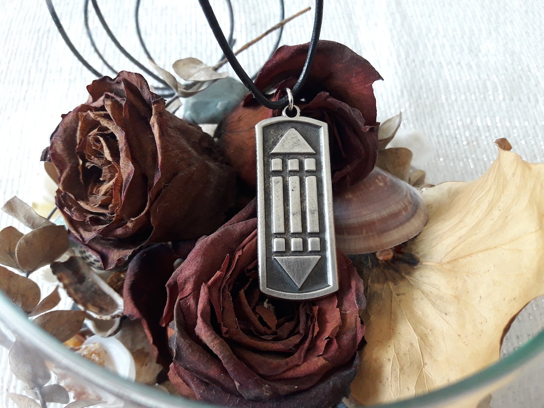 Egyptian Luxor Atlantis Symbol Leather Necklace,strong Three-layer ...