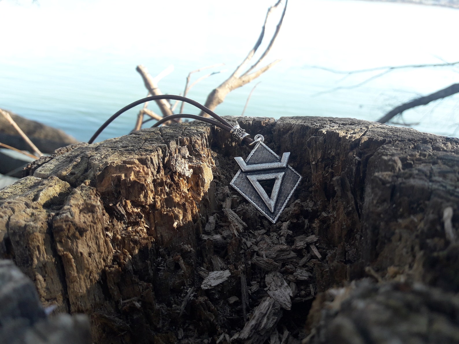 Veles Symbol Necklaceveles Slavic God Sign Jewelrygod of - Etsy