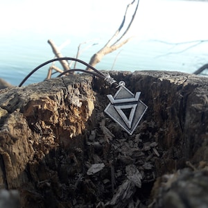 Veles Symbol Necklace,veles Slavic God Sign Jewelry,god of Land,slavic ...