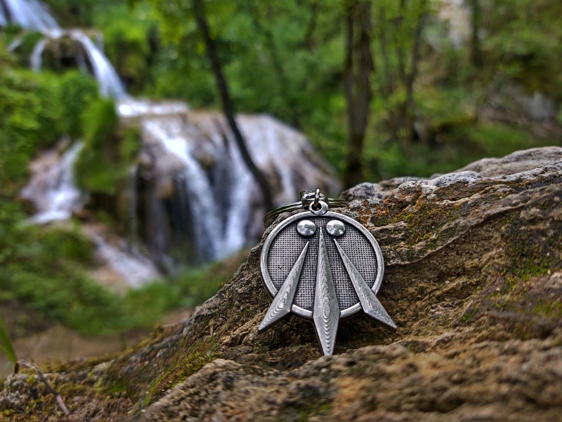 The Awen of the Three Rays of Light Necklace,celtic Symbol Jewelry,this ...