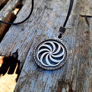 Armenian Eternity Sign Leather Necklace,arevakhach Symbol Jewelry ...