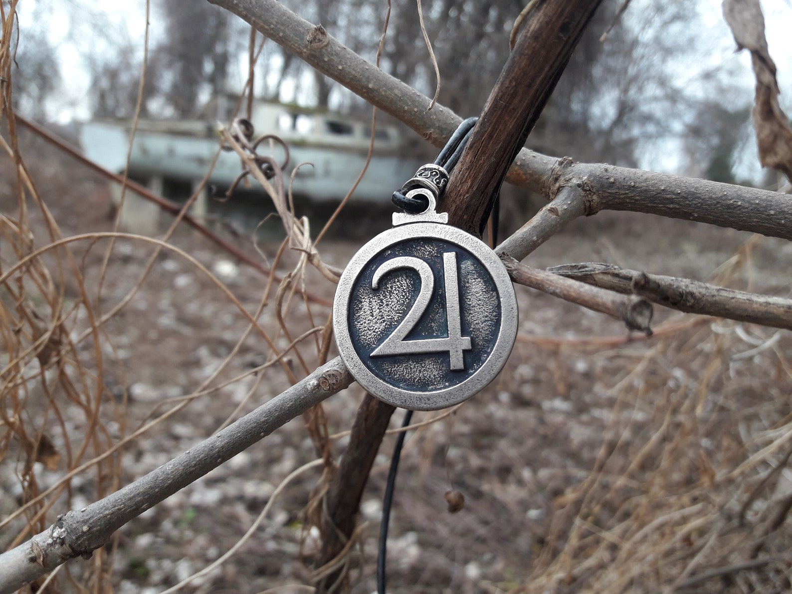 Jupiter Glyph Leather Necklace,jupiter Astrology Symbol Jewelry,symbol ...