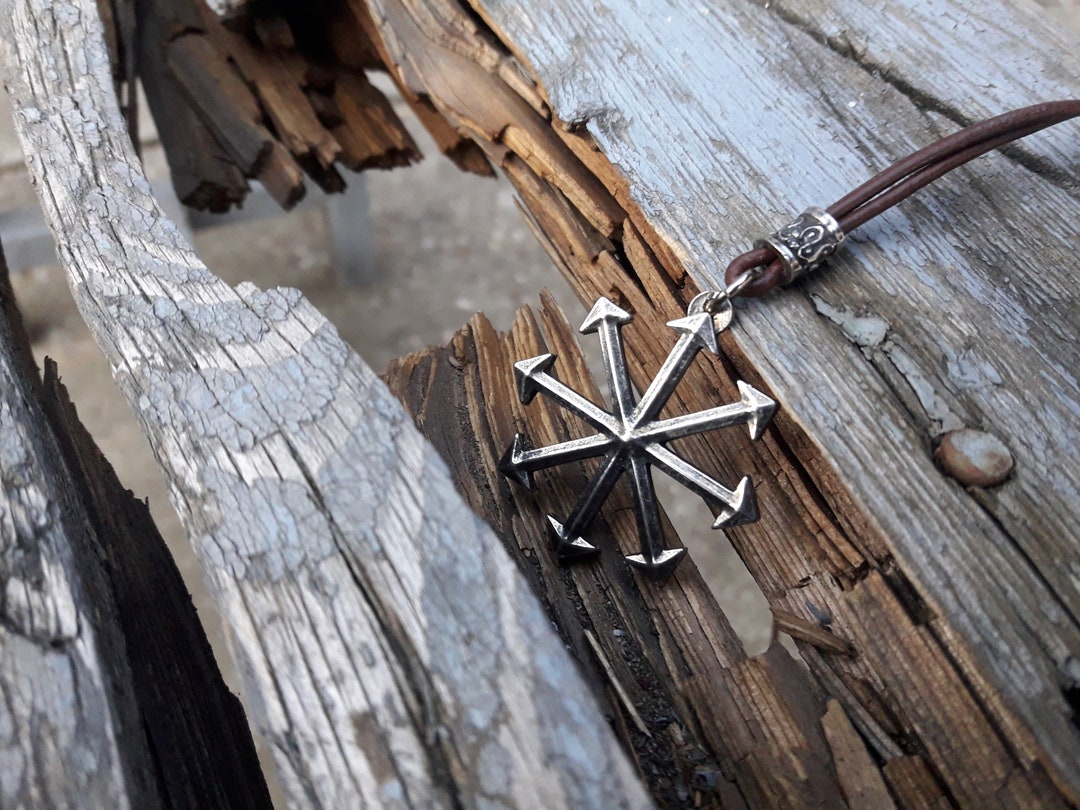 Chaos Star Symbol Necklace,arrows of Chaos Jewelry,arms of Chaos Sign ...