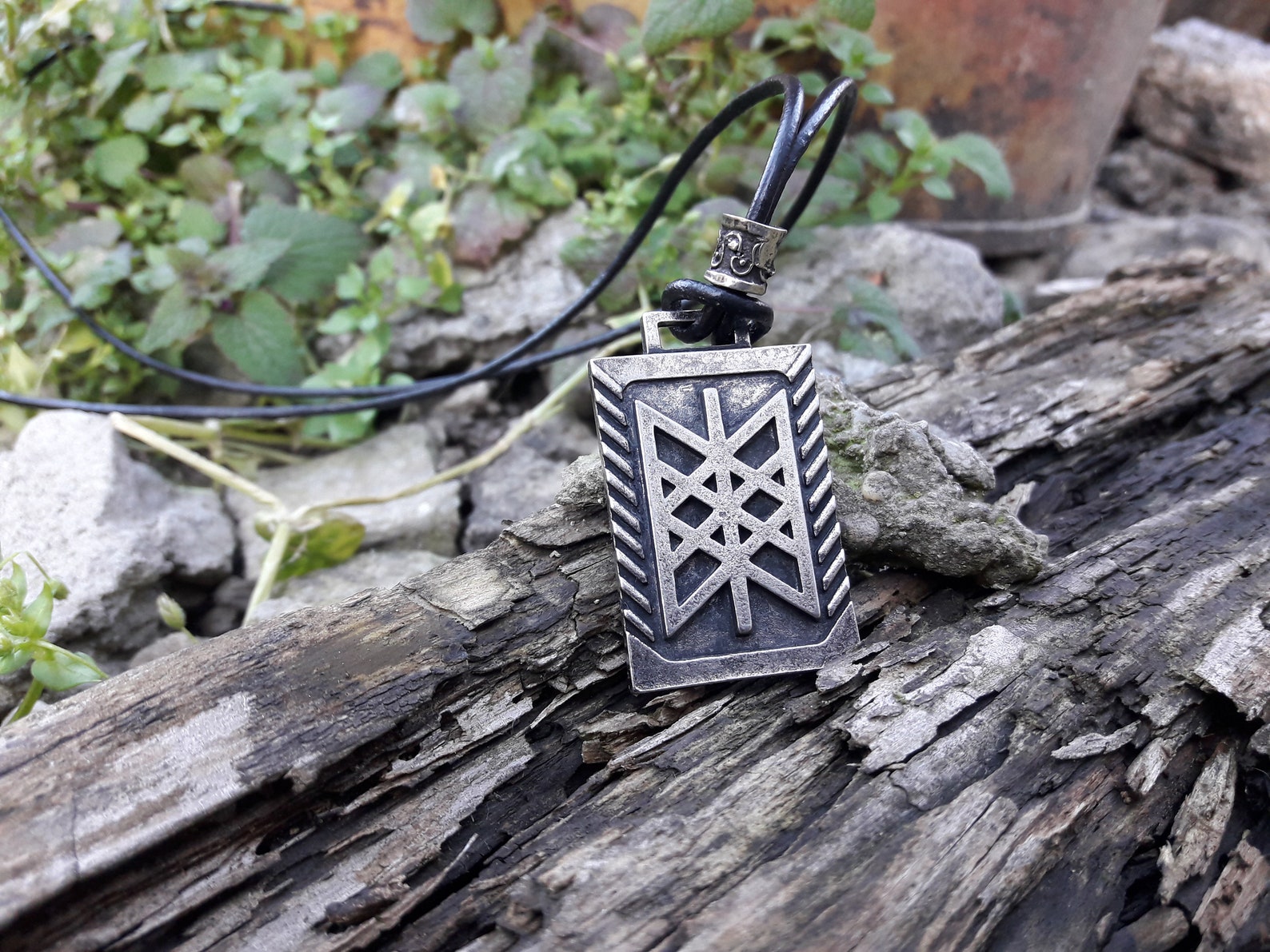 Web of Wyrd Symbol Necklace,web of Wyrd Was the Matrix of Fates,norse ...