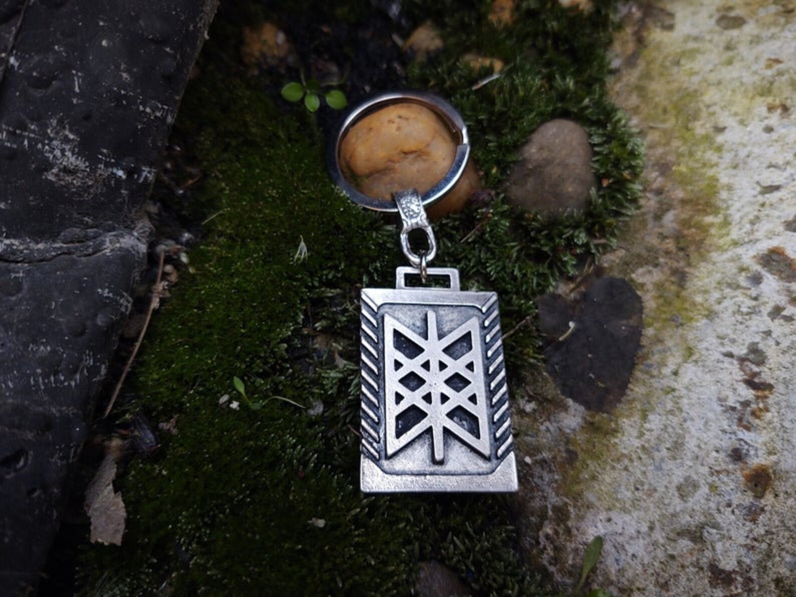 Web of Wyrd Symbol Necklace,web of Wyrd Was the Matrix of Fates,norse ...