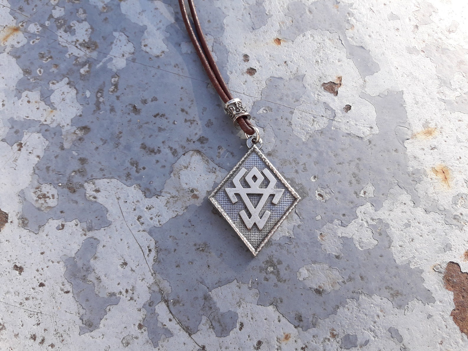 Chernobog Slavic God Symbol Necklacechernevog Sign - Etsy