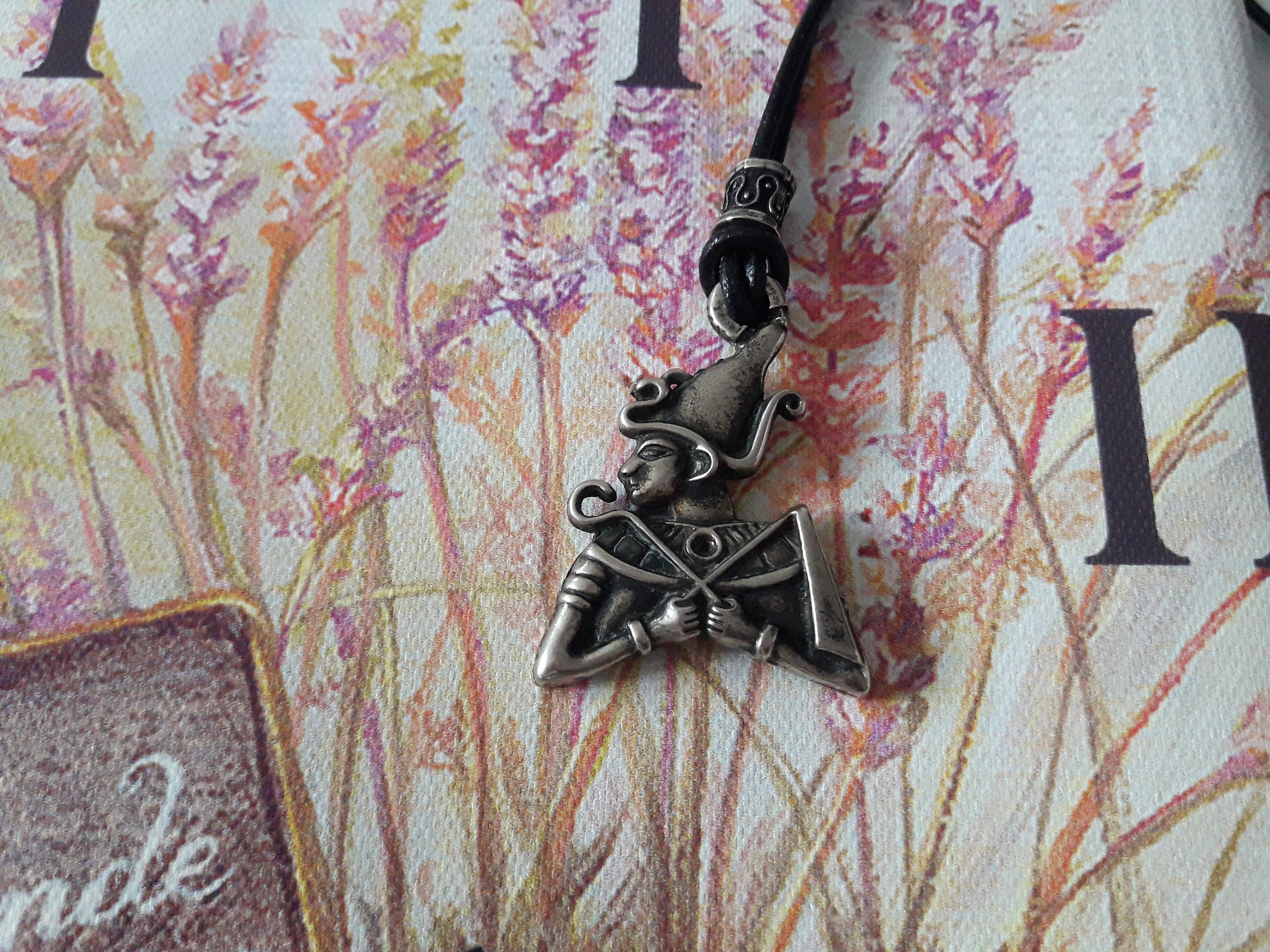 Egyptian God Osiris Leather Necklaceosiris-usir - Etsy
