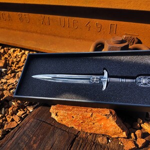 Serbian Coat of Arms Medieval Sword Letter Opener,serbin Two Headed ...