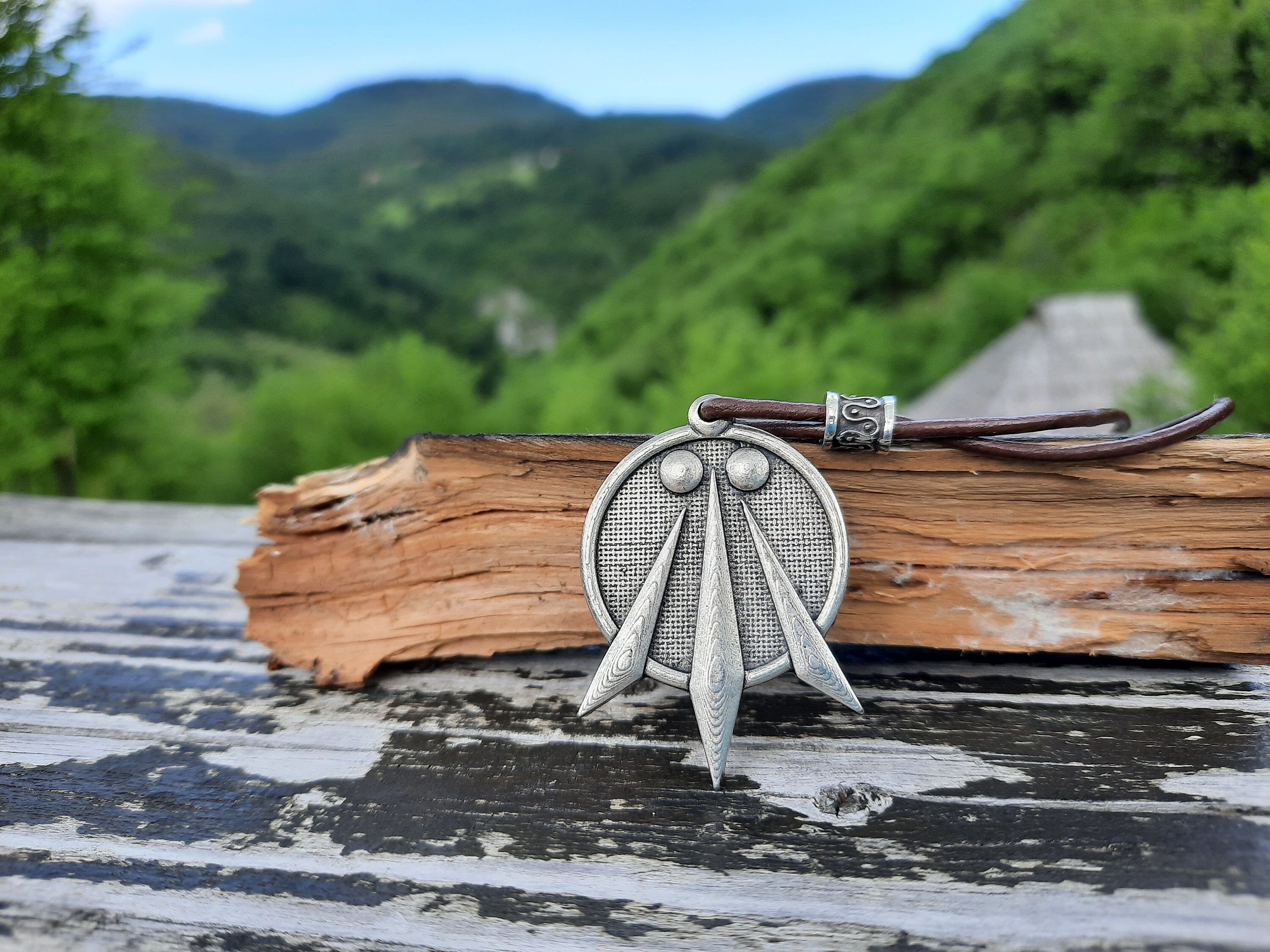 The Awen of the Three Rays of Light Necklace,celtic Symbol Jewelry,this ...