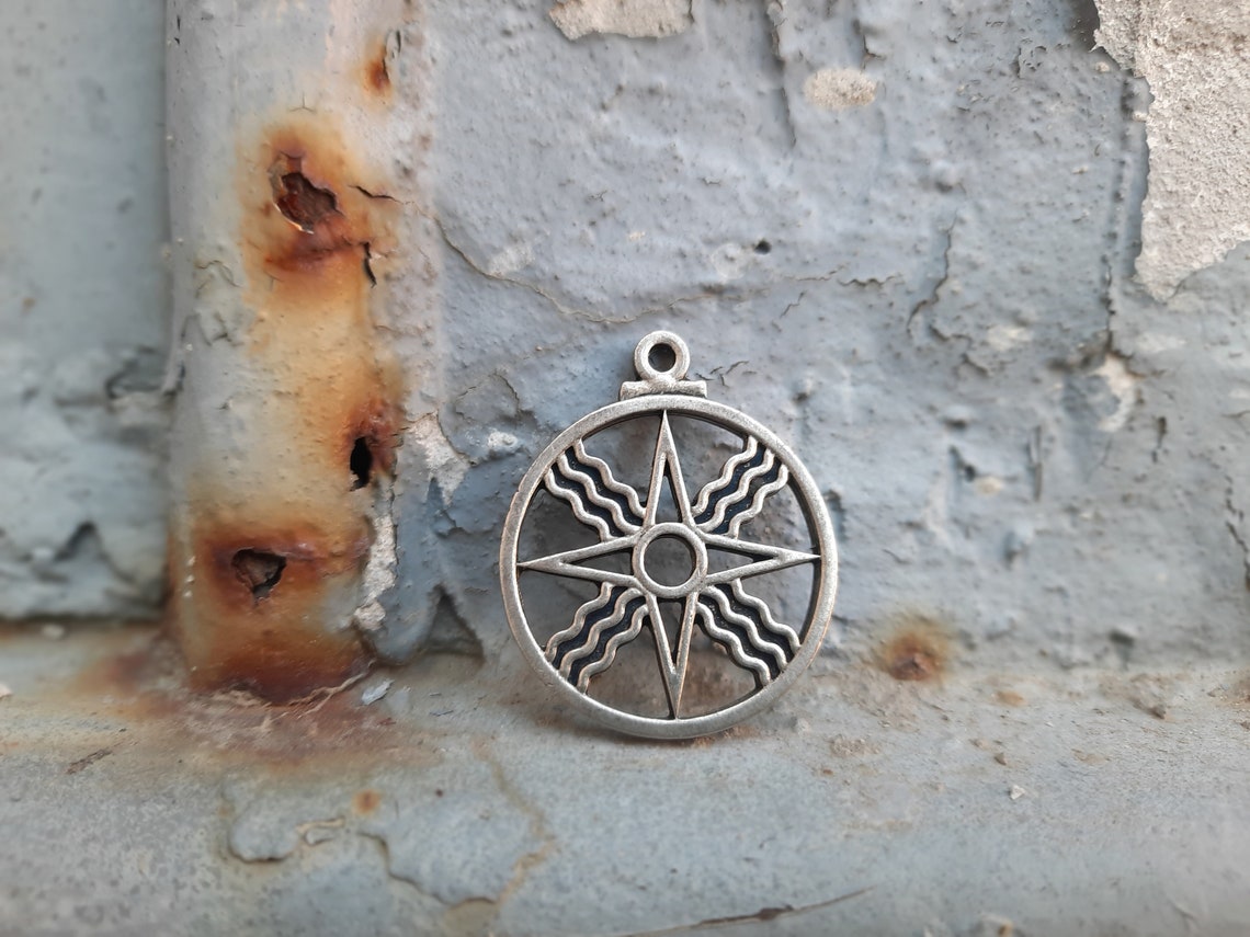 Seal of Shamash Symbol Pendantancient Assyrian Mesopotamian - Etsy