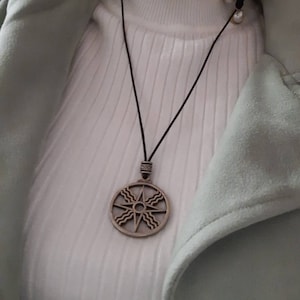 Seal of Shamash Symbol Pendant,ancient Assyrian Mesopotamian Sun God ...