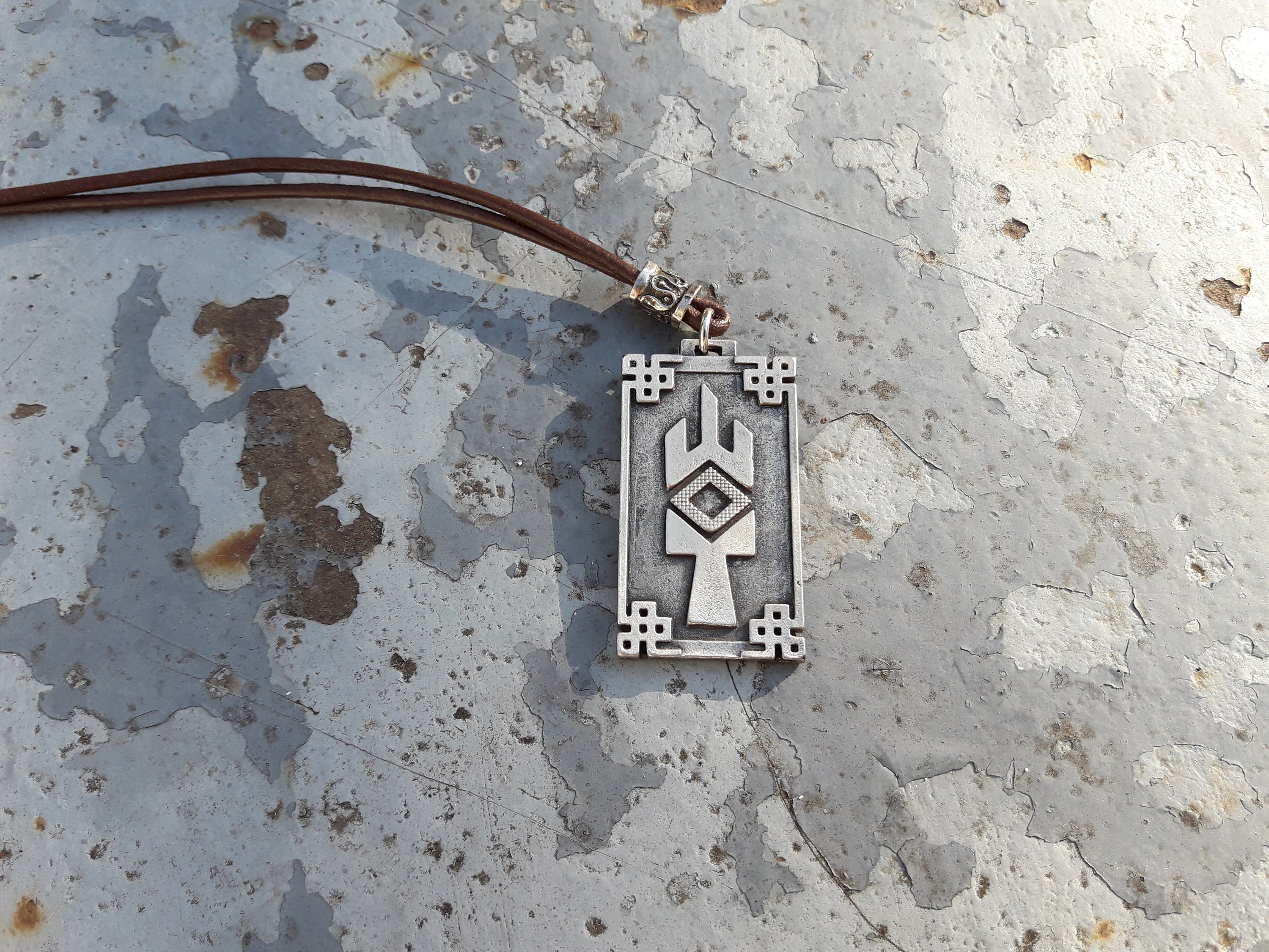 Yarilo Slavic Symbol Necklaceyarilo God of - Etsy