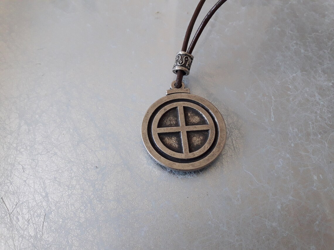 Earth glyph necklaceplanetary | Etsy