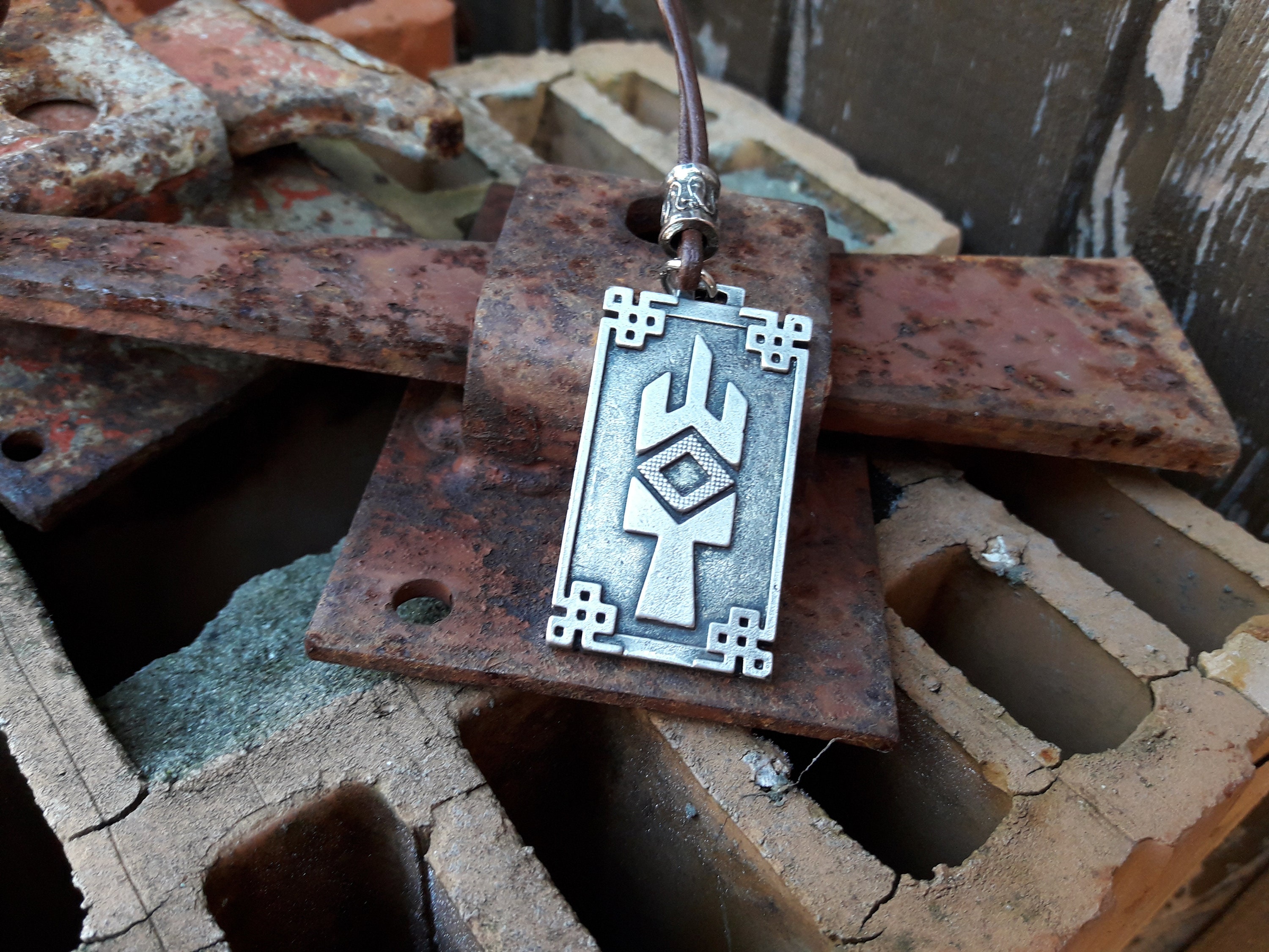 Yarilo Slavic Symbol Necklaceyarilo God of - Etsy