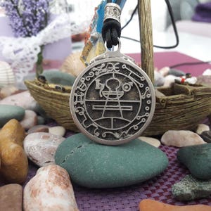 Secret Seal of Solomon Talisman Pendant Leather Necklace,amulet ...