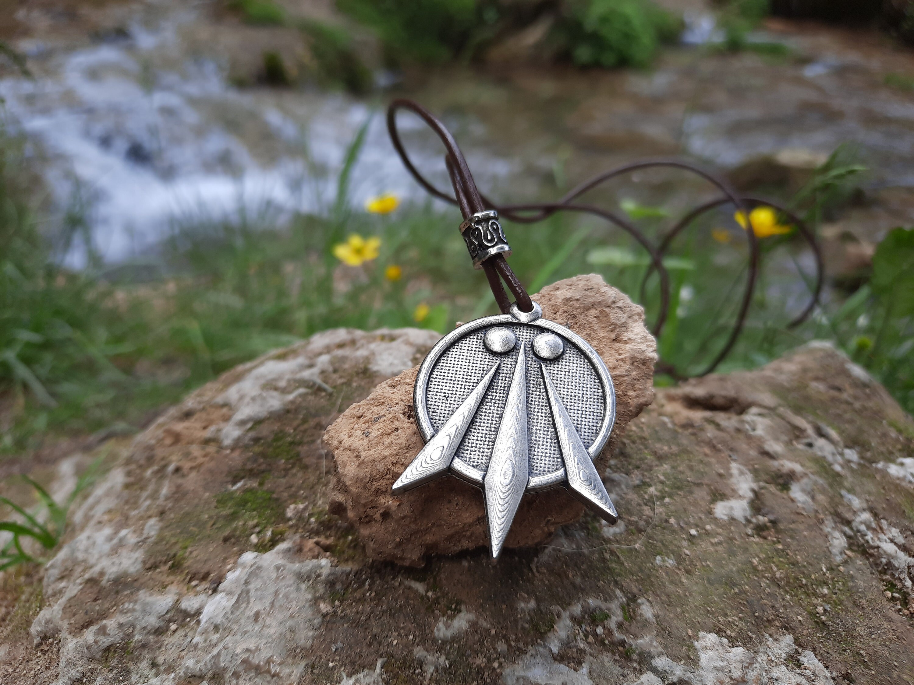 The Awen of the Three Rays of Light Necklace,celtic Symbol Jewelry,this ...