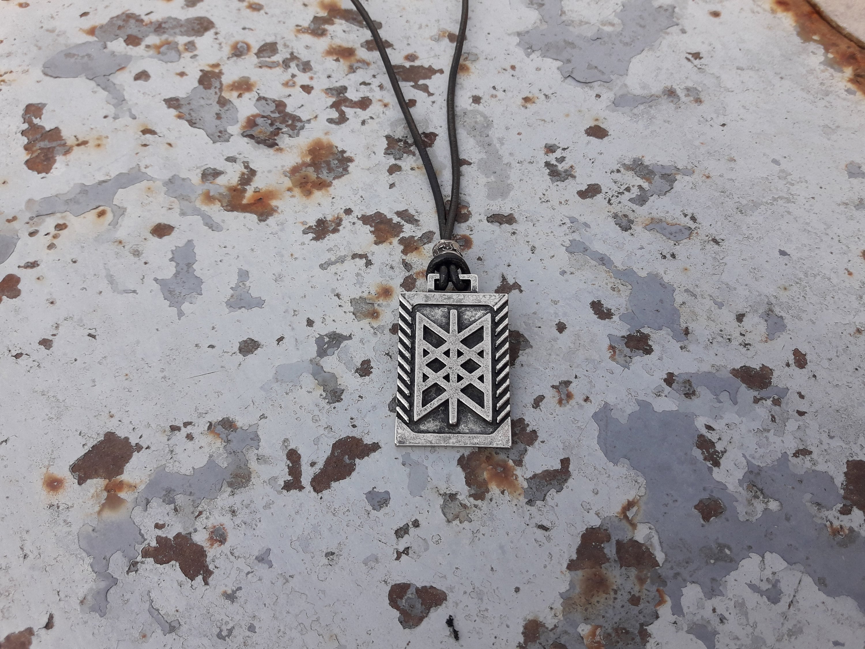 Web of Wyrd Symbol Necklace,web of Wyrd Was the Matrix of Fates,norse ...