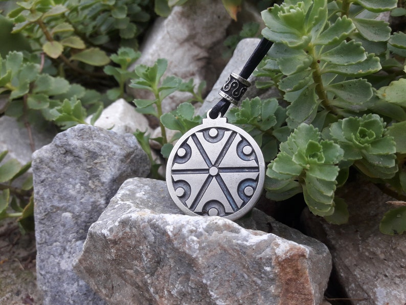Perun God symbol leather necklaceSlavicGod of thunder and | Etsy