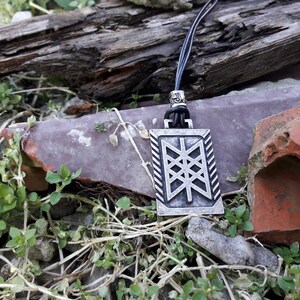 Web of Wyrd Symbol Necklace,web of Wyrd Was the Matrix of Fates,norse ...
