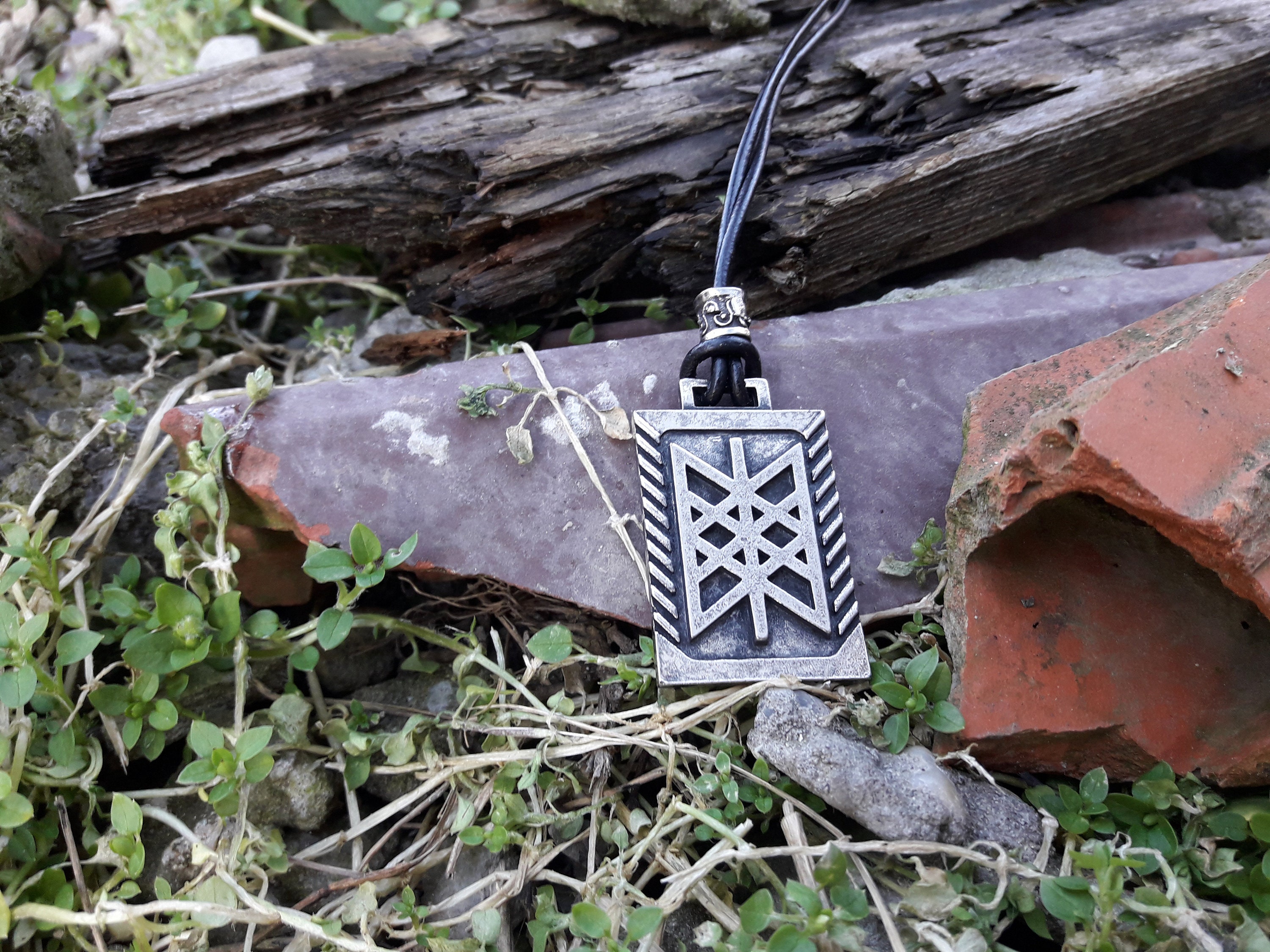 Web of Wyrd Symbol Necklace,web of Wyrd Was the Matrix of Fates,norse ...