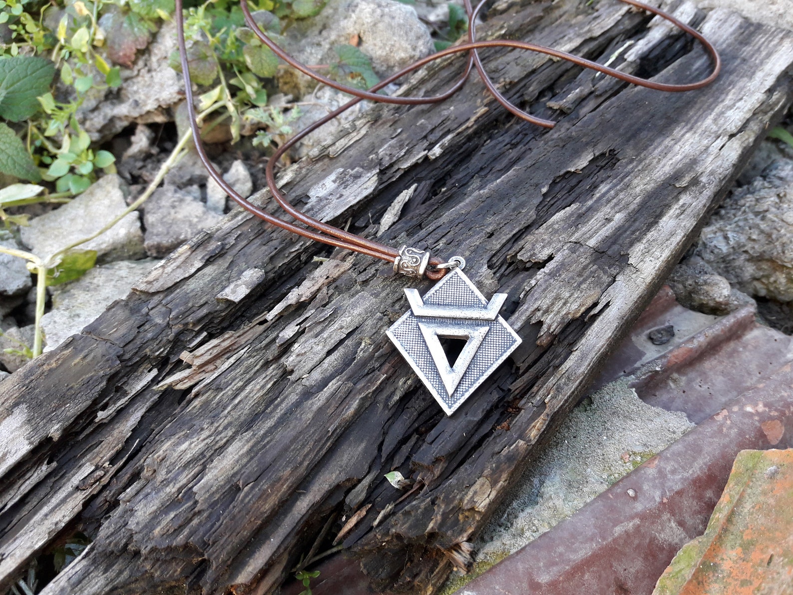 Veles Symbol Necklaceveles Slavic God Sign Jewelrygod of | Etsy