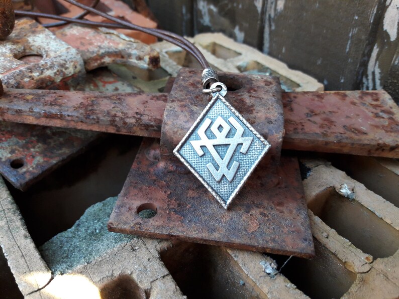 Chernobog Slavic God Symbol Necklacechernevog Sign - Etsy