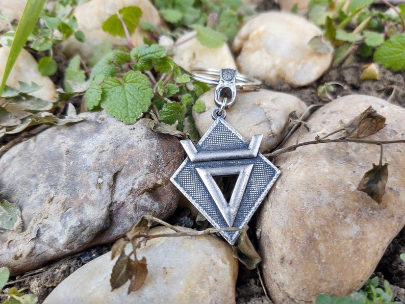 Veles Symbol Necklaceveles Slavic God Sign Jewelrygod of | Etsy