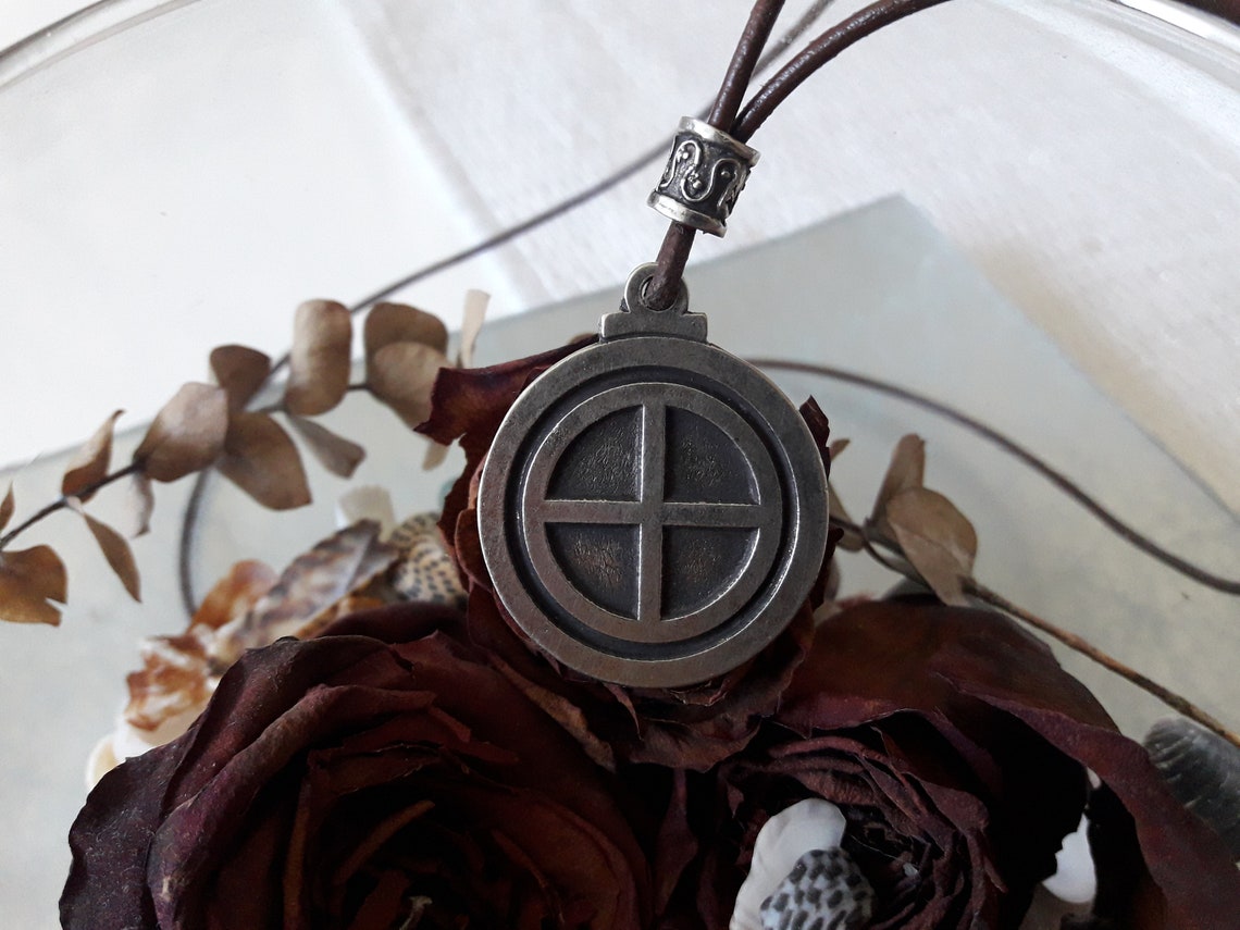 Earth glyph necklaceplanetary | Etsy