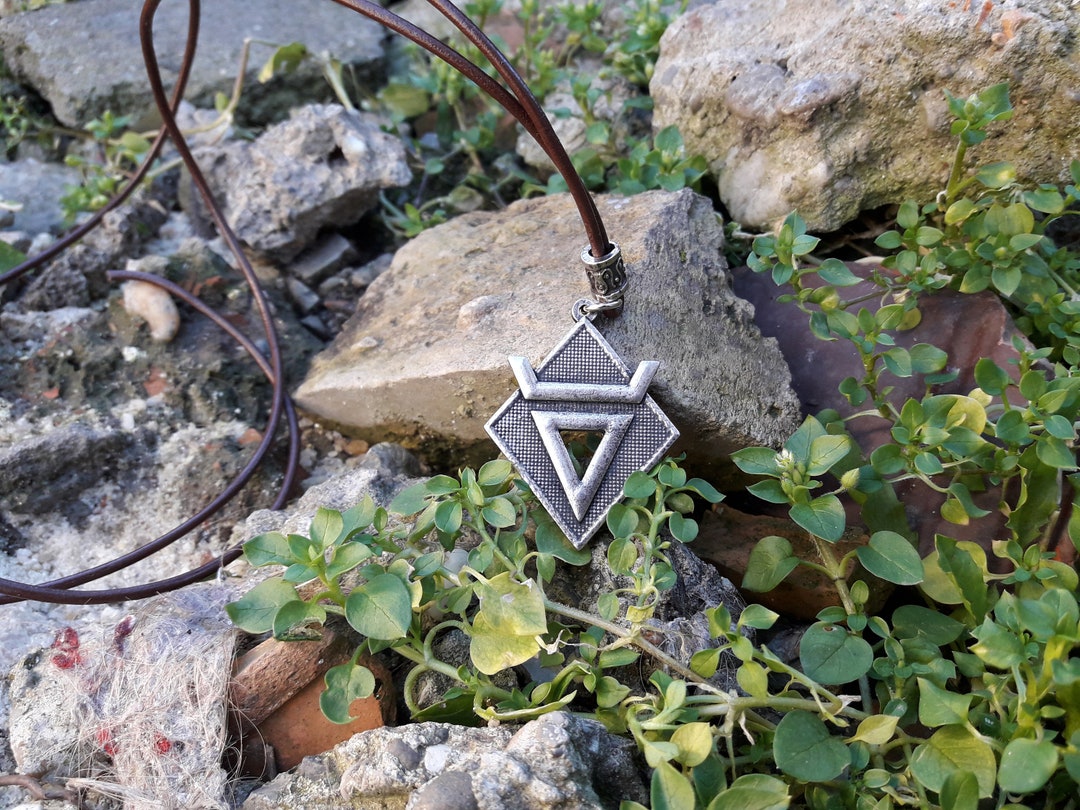 Veles Symbol Necklace,veles Slavic God Sign Jewelry,god of Land,slavic ...