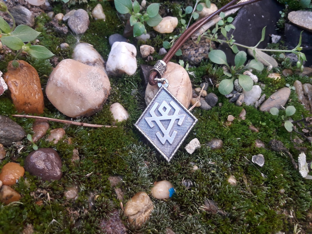 Chernobog Slavic God Symbol Necklace,chernevog Sign Pendant,slavic ...