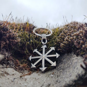 Chaos Star Symbol Necklace,arrows of Chaos Jewelry,arms of Chaos Sign ...