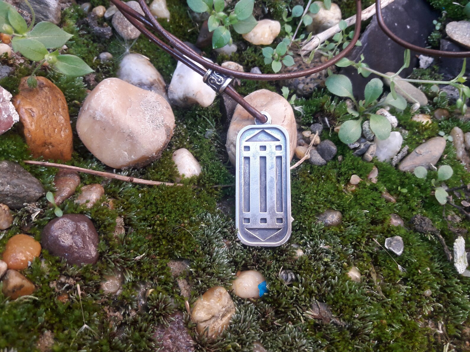 Atlantis Luxor Bar Egyptian Symbol Necklace,magical Geometric ...