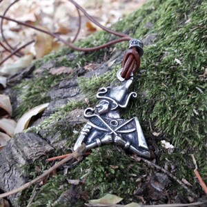 Egyptian God Osiris Leather Necklace,osiris-usir Pendant,ancient ...