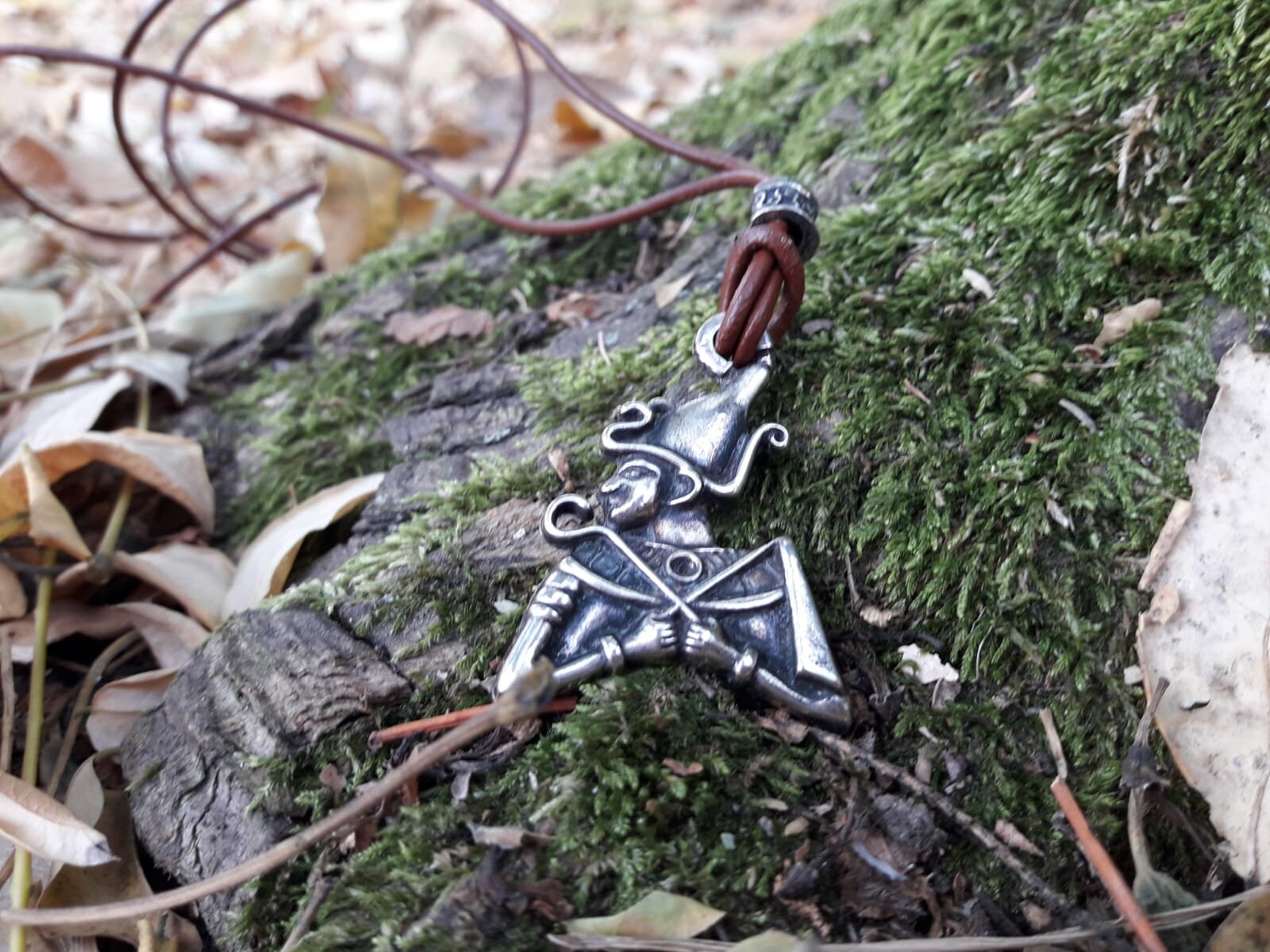 Egyptian God Osiris Leather Necklaceosiris-usir - Etsy