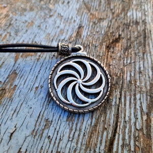 Armenian Eternity Sign Leather Necklace,arevakhach Symbol Jewelry ...